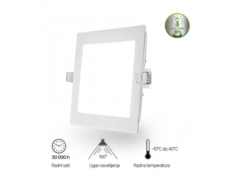 BBLINK LED panel U/Z KNS1-18W 4000K beli | Online prodaja | Ananas