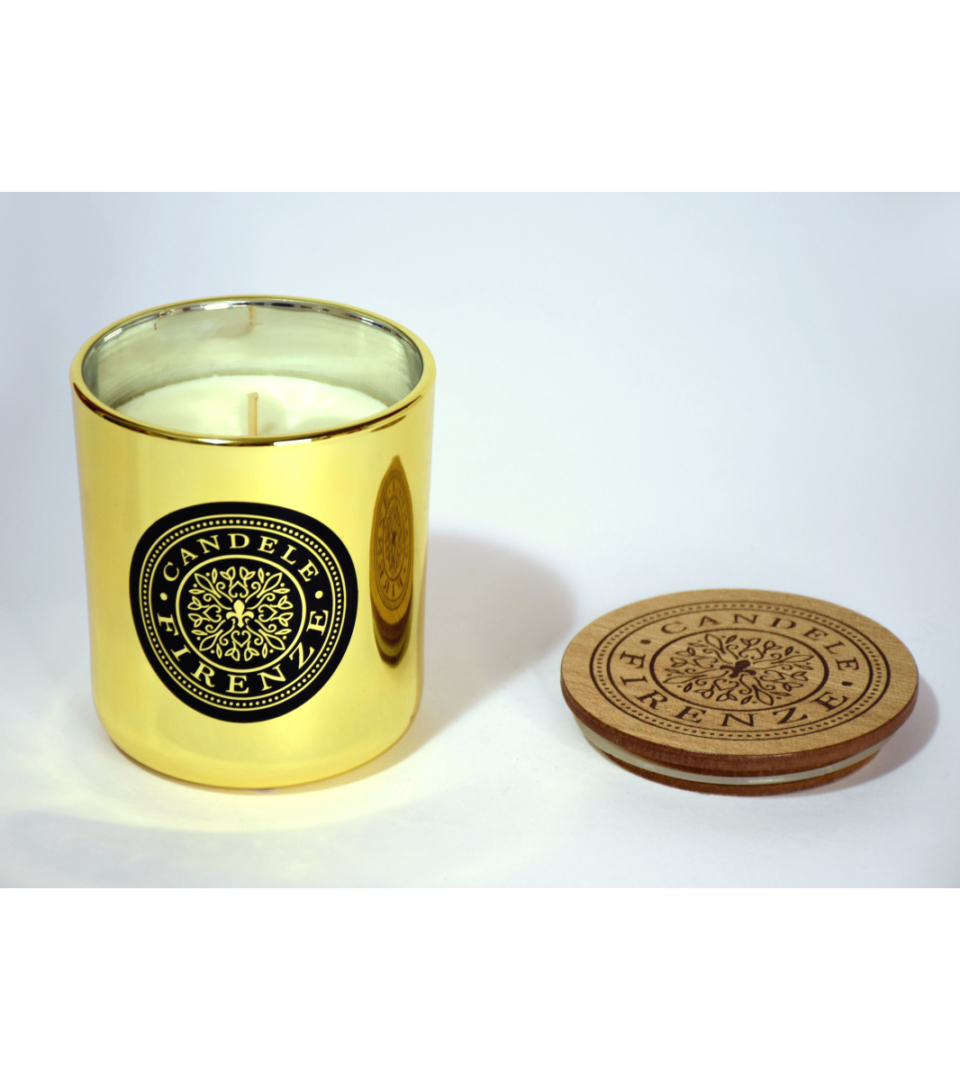 CANDELE FIRENZE Свеќа Glass (металик златна) | Најголема онлајн ...