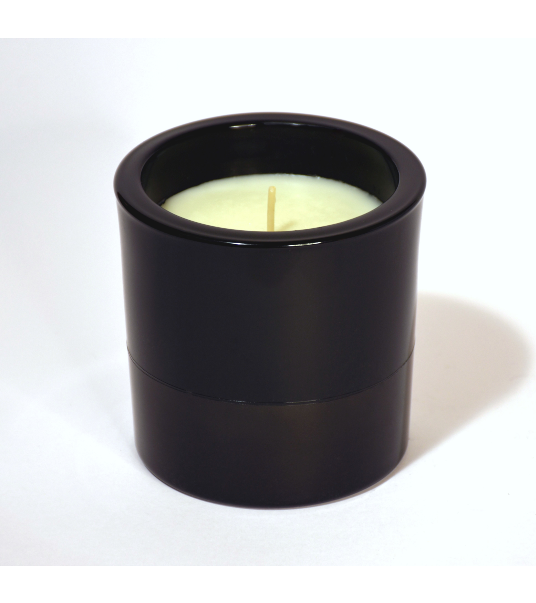 CANDELE FIRENZE Свеќа VIP Glass (кадифена црна/металик црна ...