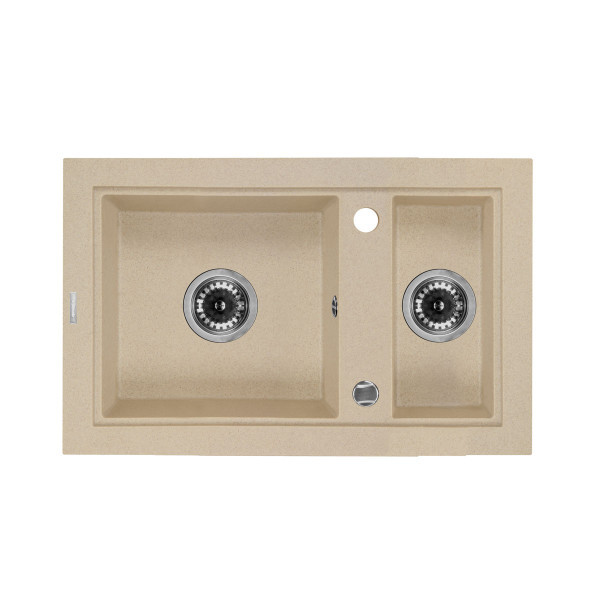 Deante ZQU 7513 Granitna sudopera Country 68/SD/2, Boja peska | Online ...