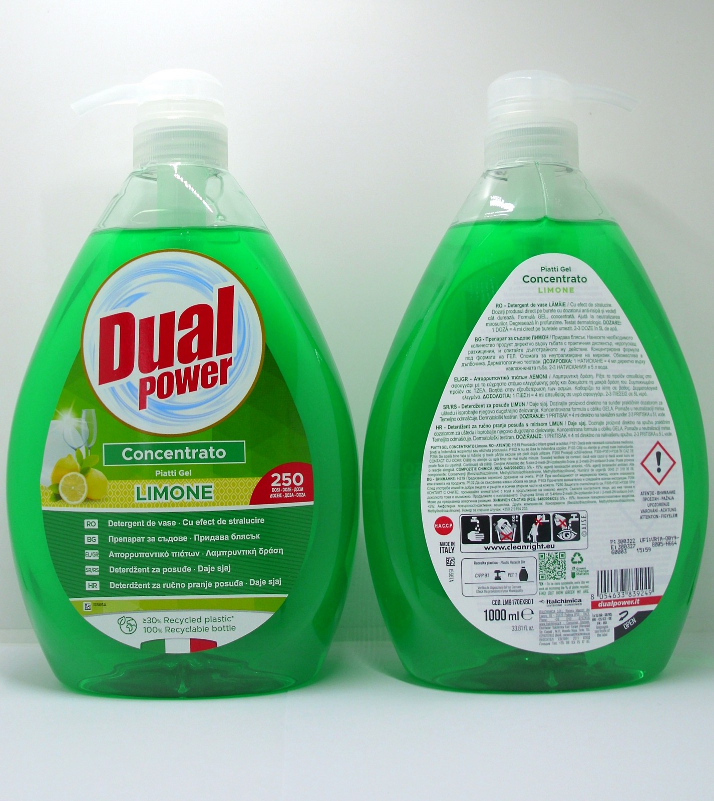 DUAL POWER za sudove koncentrat 1l-LIMONE | Online prodaja | Ananas
