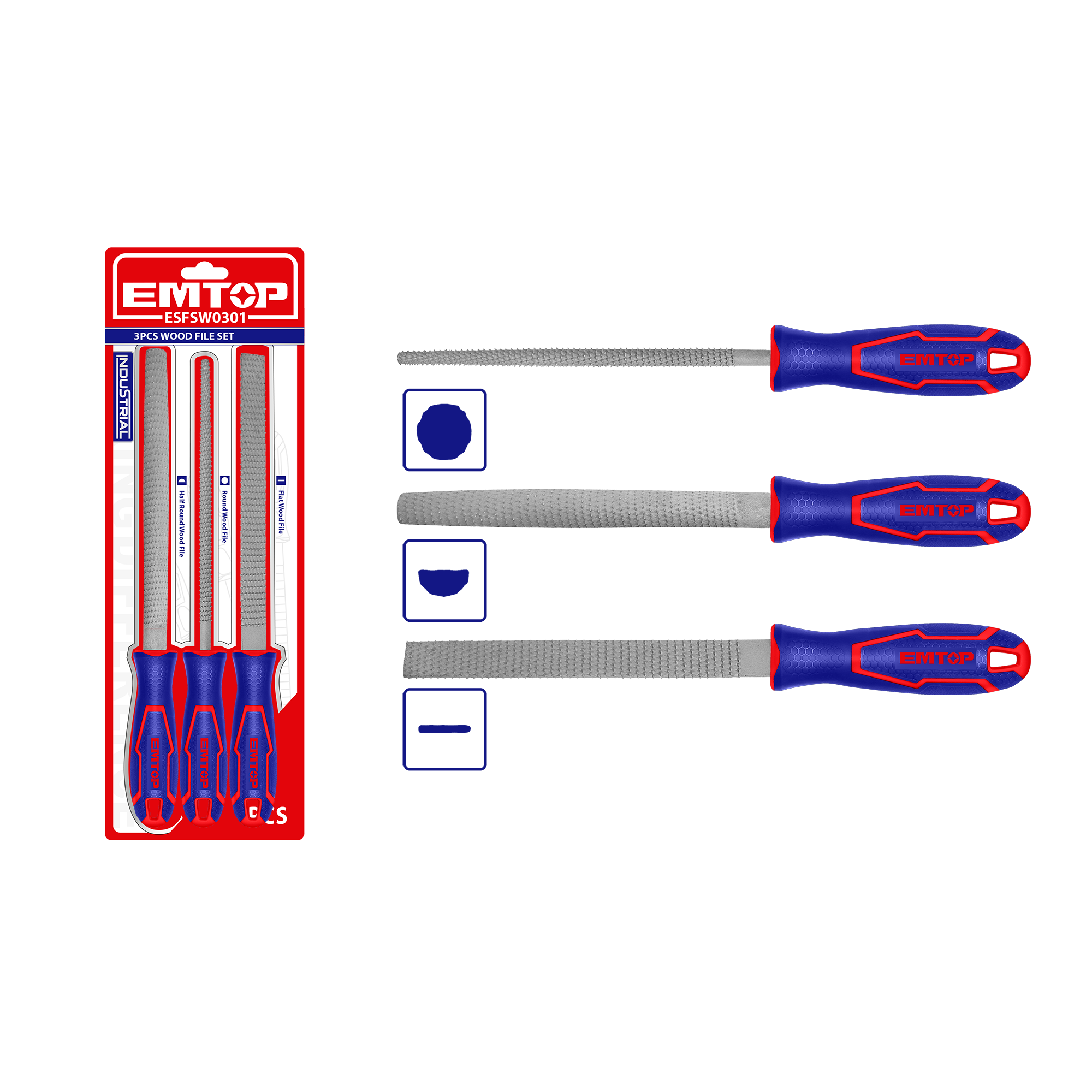 EMTOP 3 парчиња турпии ESFSW0301 | Најголема онлајн продавница во ...