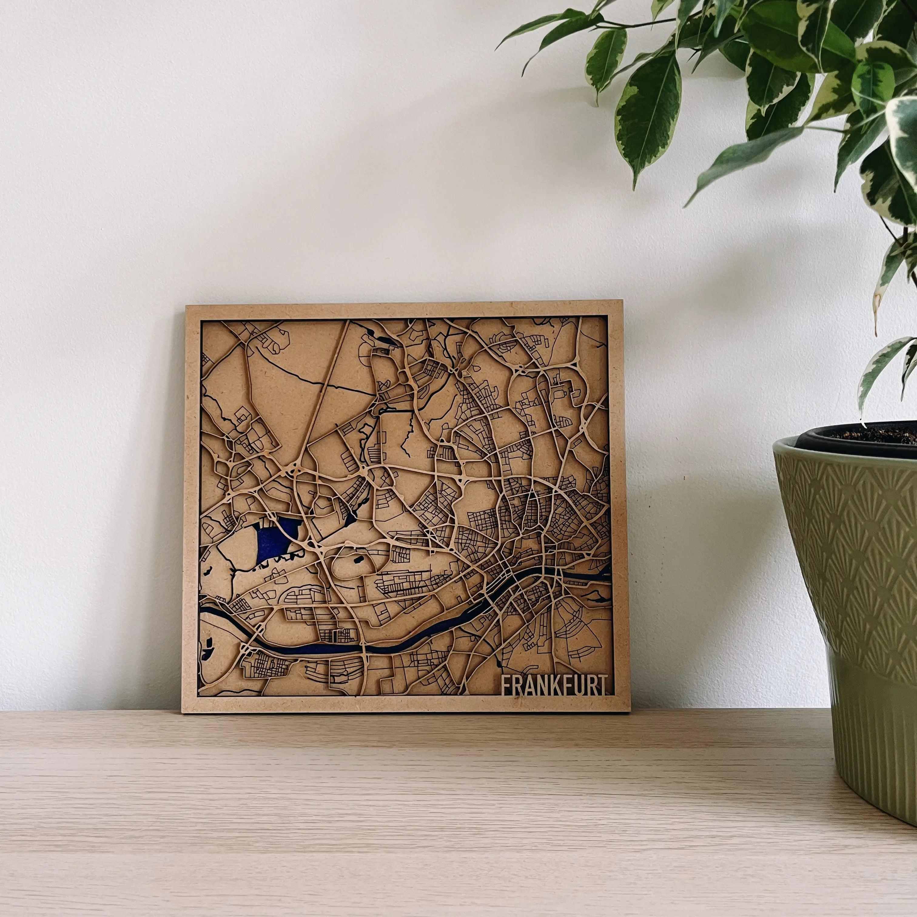 EPIC PRODUCTION 3D Mapa grada "Frankfurt" | Online prodaja | Ananas