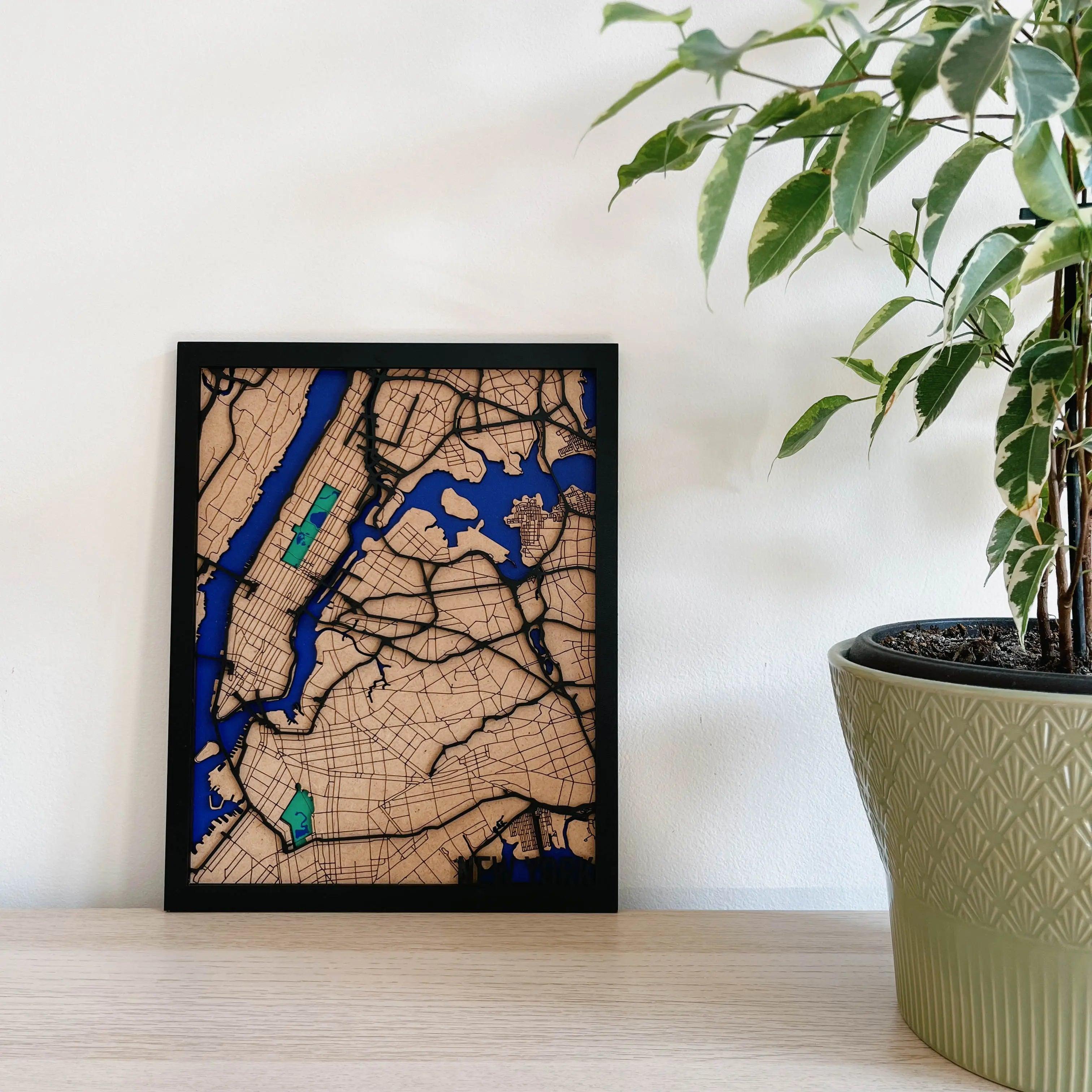 EPIC PRODUCTION 3D Mapa grada "New York" | Online prodaja | Ananas