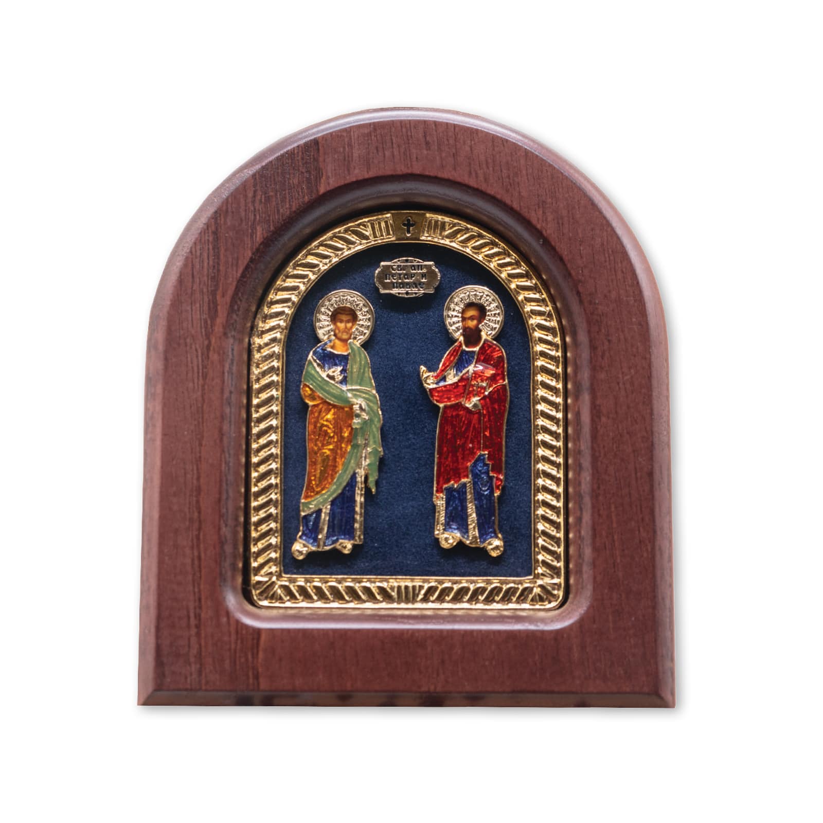 Ikona u drvetu Sveti Apostoli Petar i Pavle, 98x118x22mm | Online ...