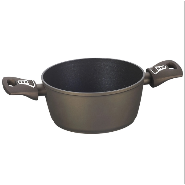 Kaserola sa 2 ručke Diamante Bronzo 20cm braon | Online prodaja | Ananas