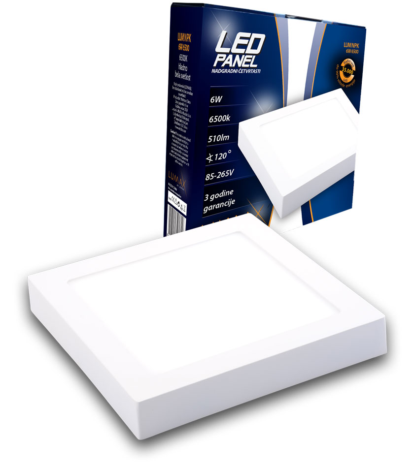 Lumax Led panel Nadgradna kocka LUMNPK, 6W, 6500K, Beli | Online ...