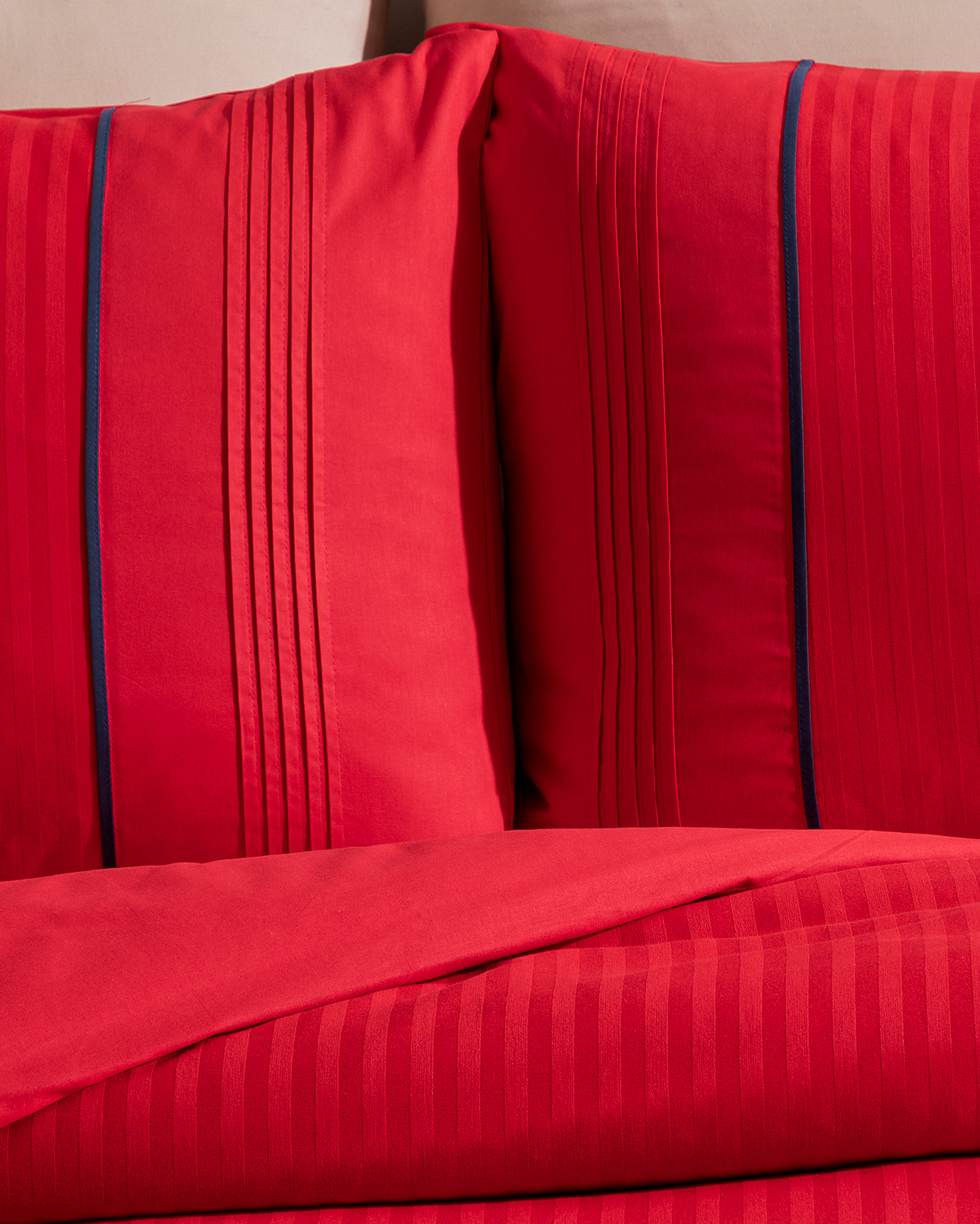 MADAME COCO Mousse Set posteljine, 200x220cm, Crveni | Online prodaja | Ananas