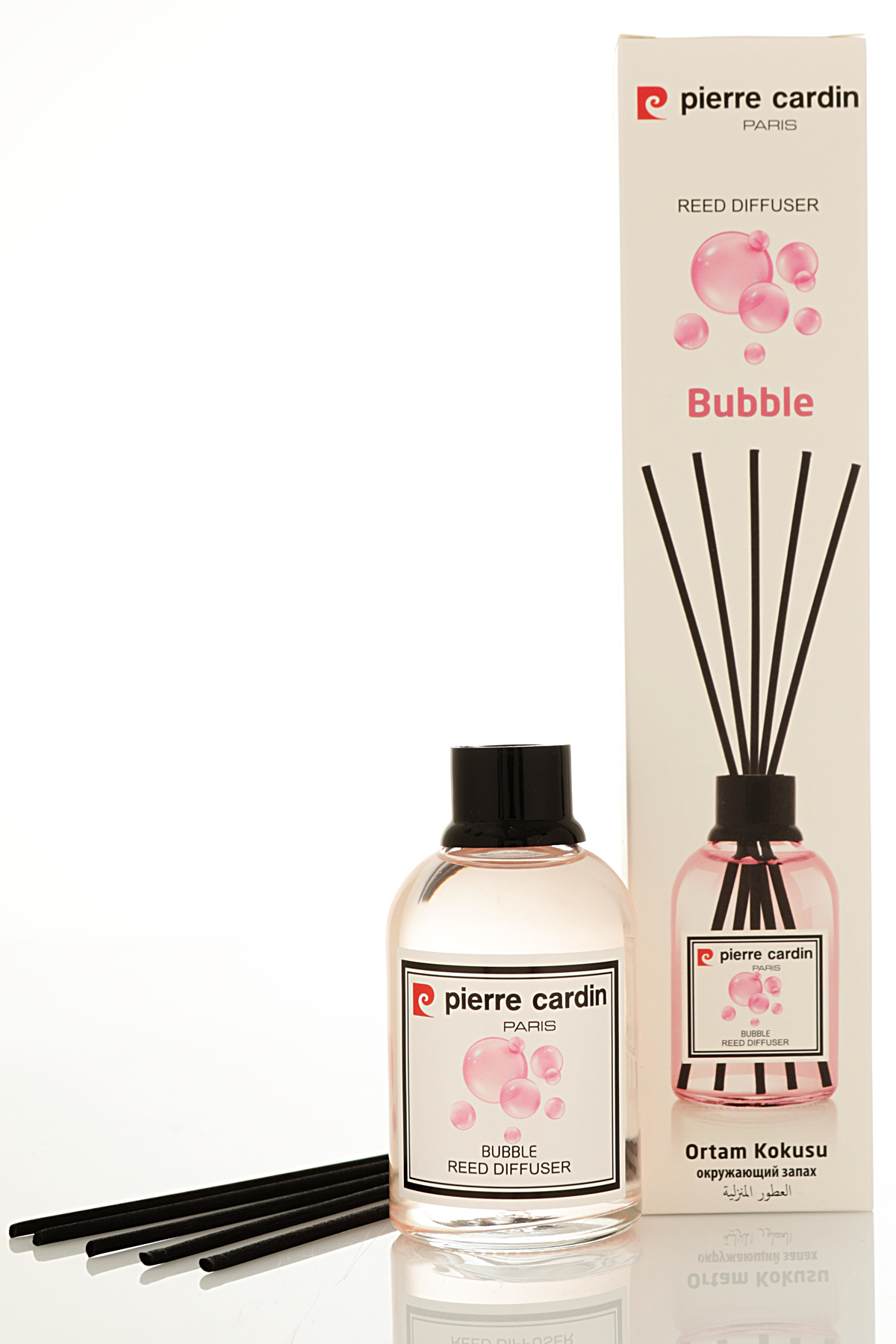 PIERRE CARDIN Дифузер со бамбусови стапчиња мирис: bubble, 110мл ...