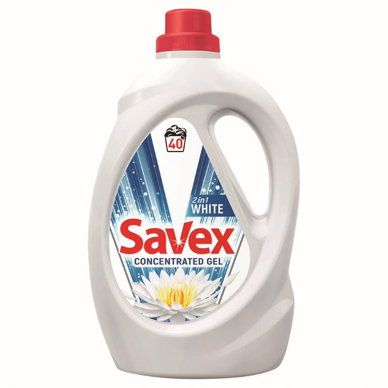 SAVEX Детергент Liquid 2in1 White 1.8l | Најголема онлајн продавница во Македонија | Ананас МК