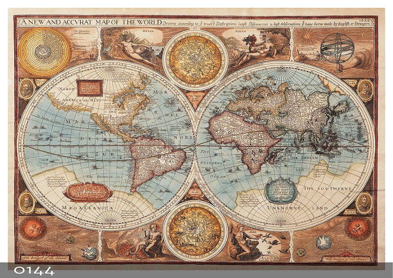 Slika Karta sveta stara, Šarena | Online prodaja Slika Karta sveta stara, Šarena proizvoda
