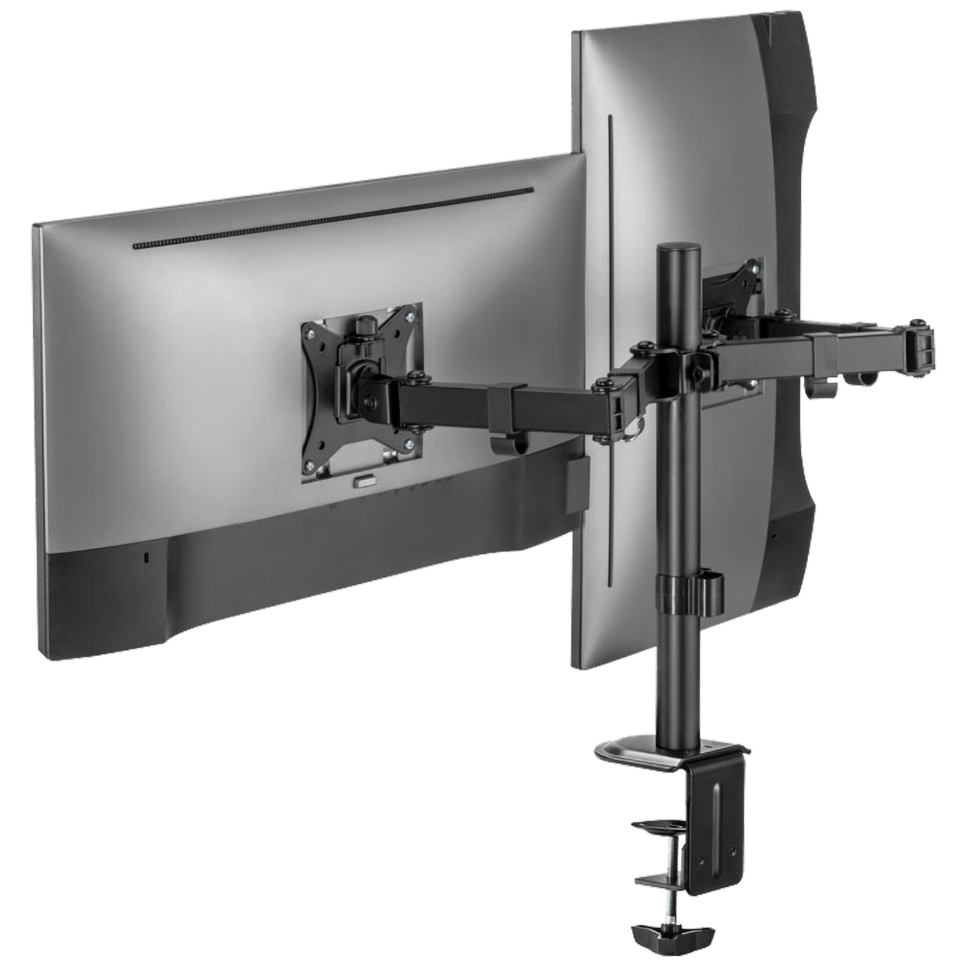 Superior Stolni nosač za 2 LCD monitora, 17" - 32" - Nosač za dva LCD ...