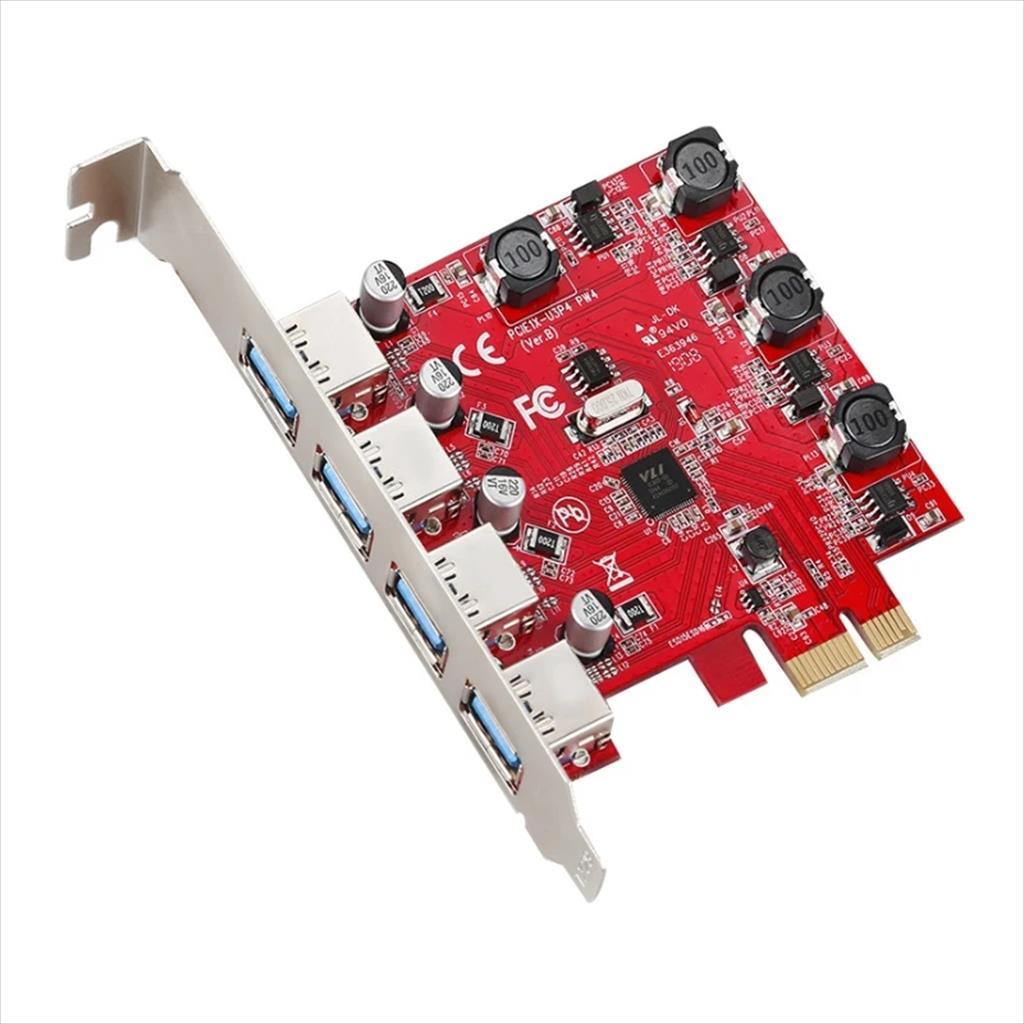 DIEWU TECHNOLOGY Конвертор Pci-E To 4 X Usb 3.0 Txb006 Chipset:Vl805 ...