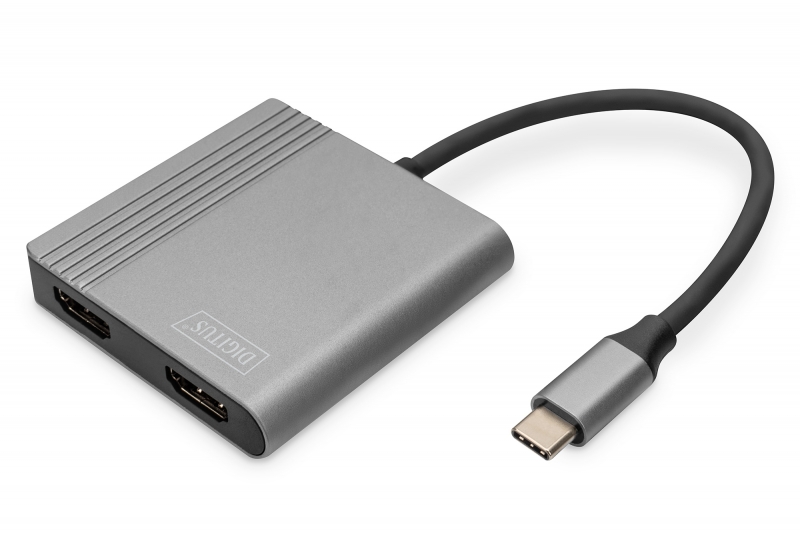 Digitus Adapter USB Type-C -2x HDMI 4K, Sivi | Online prodaja Digitus ...