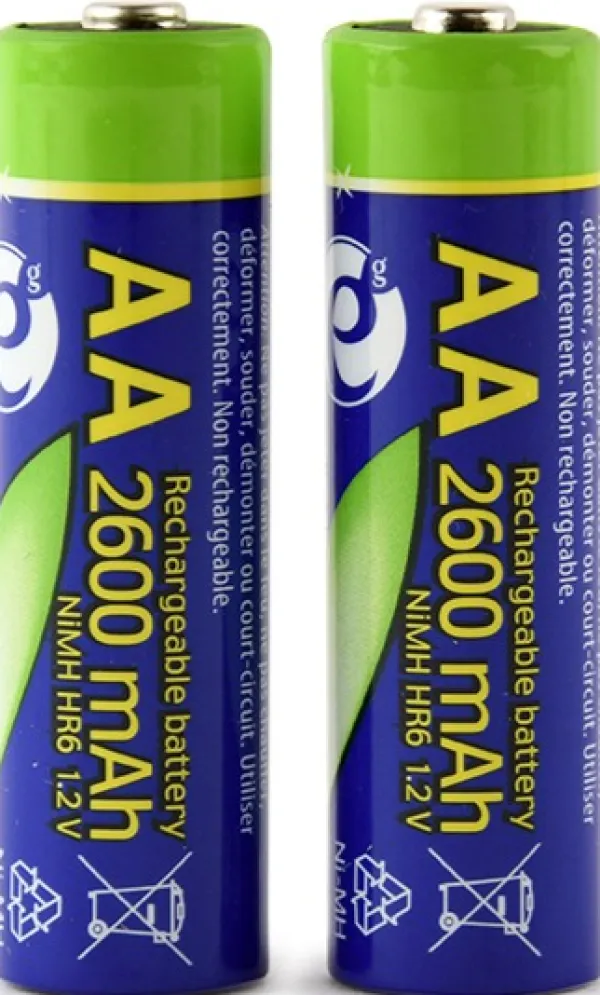 GEMBIRD punjive NiMH baterije 1.2V, 2 kom | Online prodaja | Ananas BiH
