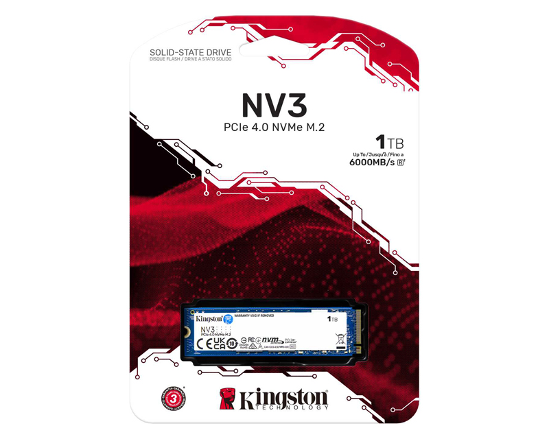 KINGSTON 1TB M.2 2280 NVMe SNV3S/1000G series NV3 SSD | Online prodaja | Ananas