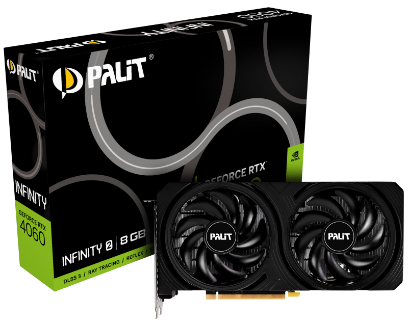 Palit nVidia GeForce RTX 4060 8GB 128bit RTX 4060 Infinity grafička ...