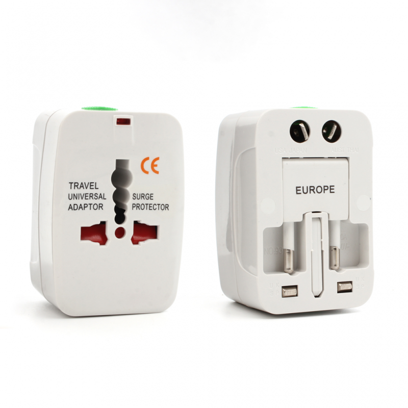 Adapter za utikač EU na UK na USA na China, Beli | Online prodaja | Ananas
