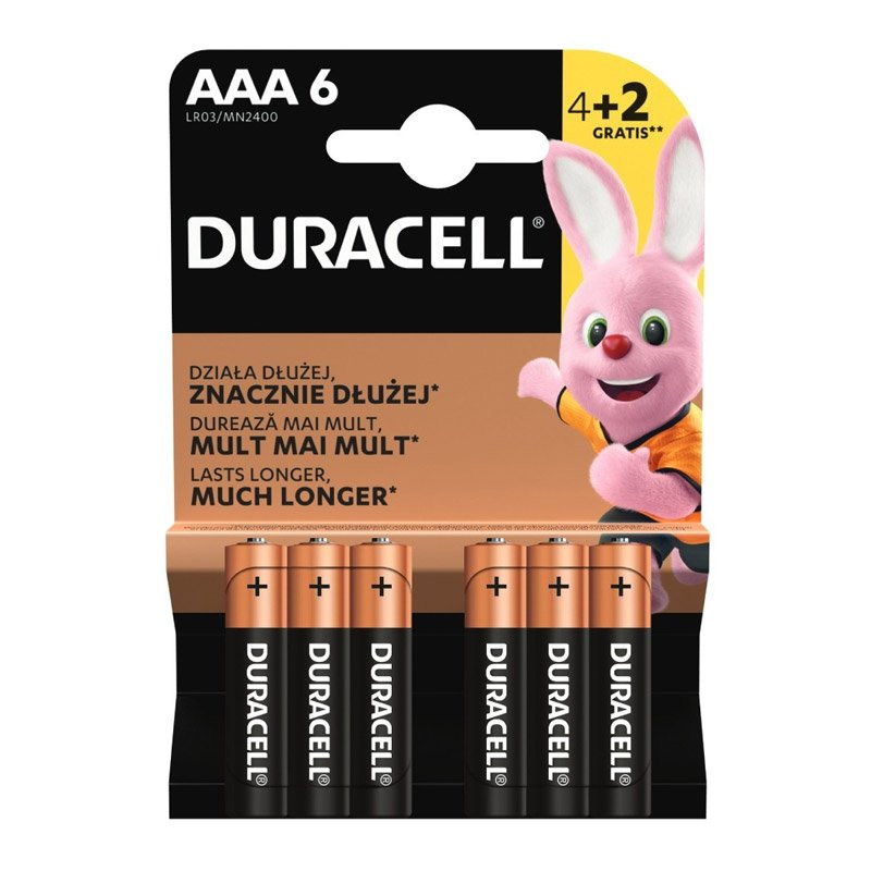 Duracell Basic LR03 Alkalne baterije, 1.5V, 6 komada | Online prodaja ...