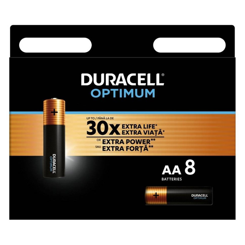 Duracell Optimum LR6 Alkalne baterije, 1.5V, 8 komada | Online prodaja ...