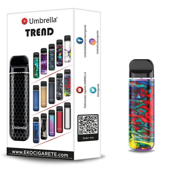 Електронска цигара / вејп - Umbrella Trend - Шарена во 7 бои ...