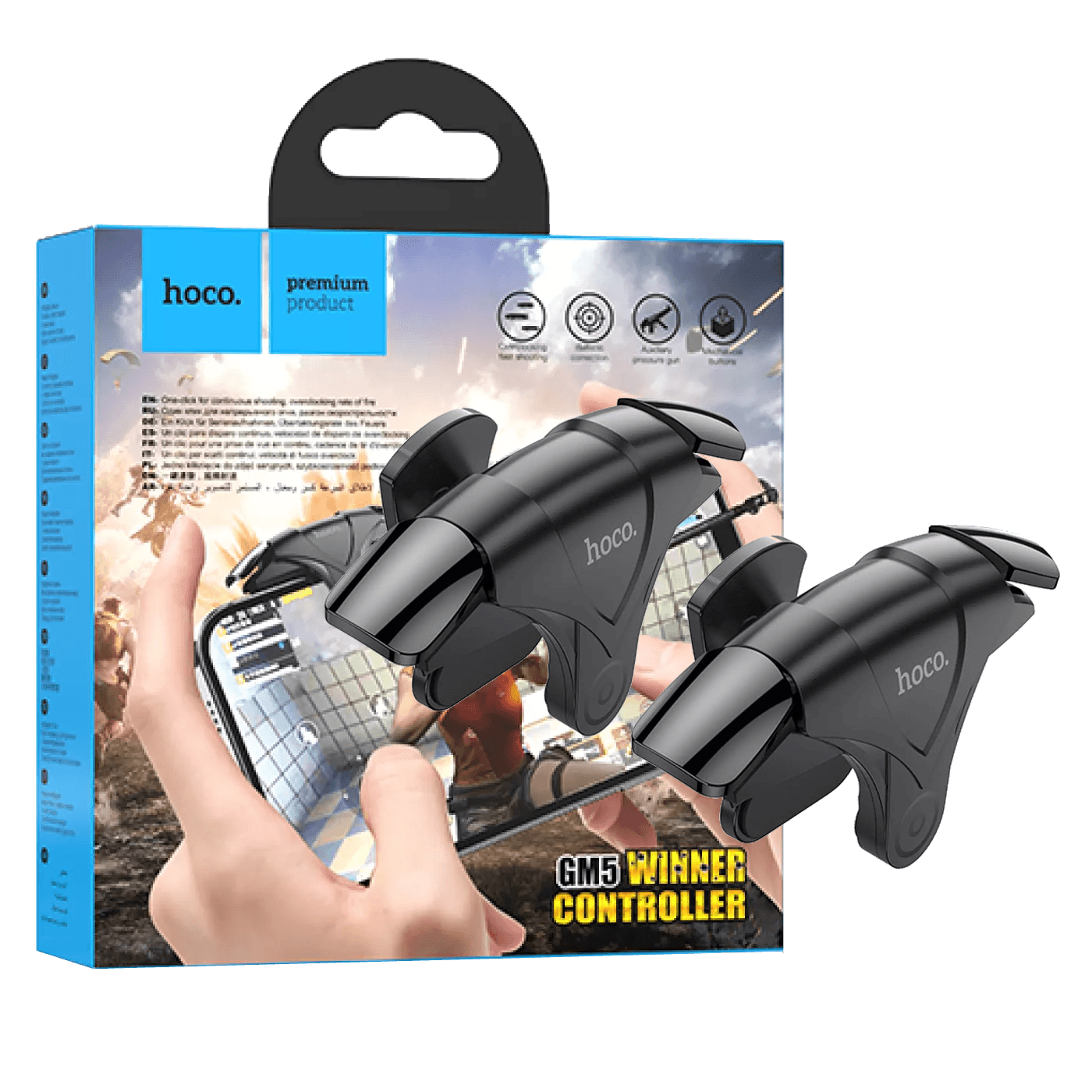 HOCO Gamepad za mobilni telefon GM5 Wolf, 2 komada, crni | Online ...