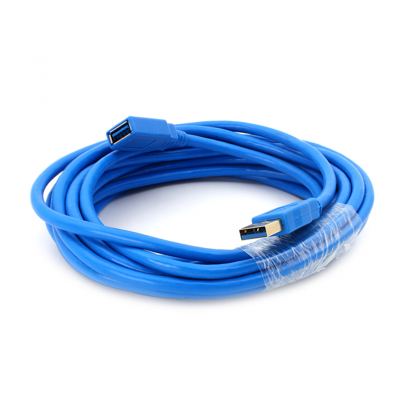 JWD-U1 Kabl USB 2.0 Tip A muški ulaz na USB Tip A ženski ulaz, 5m, Plavi | Online prodaja | Ananas