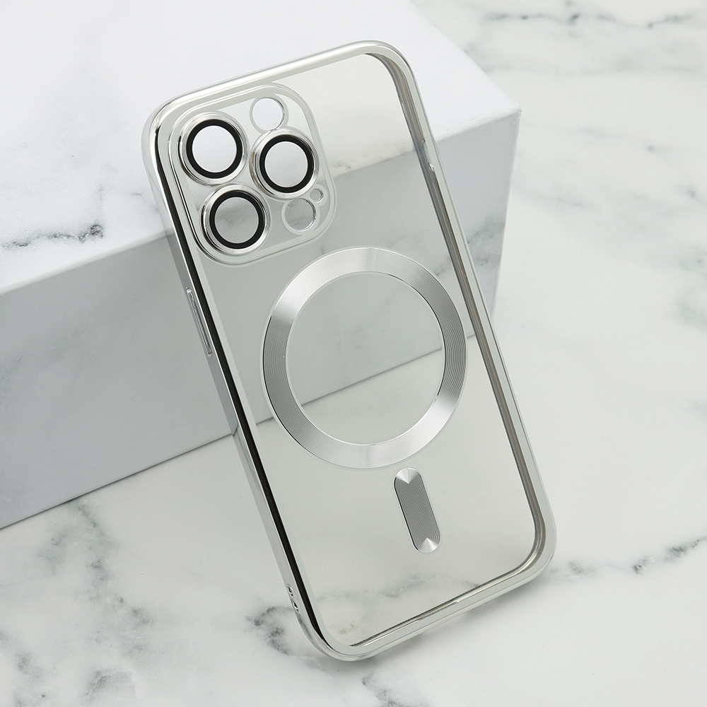 Maska za telefon CAMERA PROTECT MagSafe za iPhone 13 Pro -6.1 srebrna ...