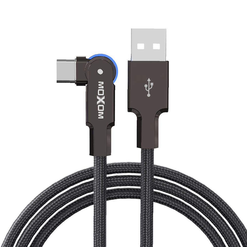 Moxom MX-CB210 180 USB data kabl na USB Type C, 3A, 1.2m, Crni | Online prodaja | Ananas
