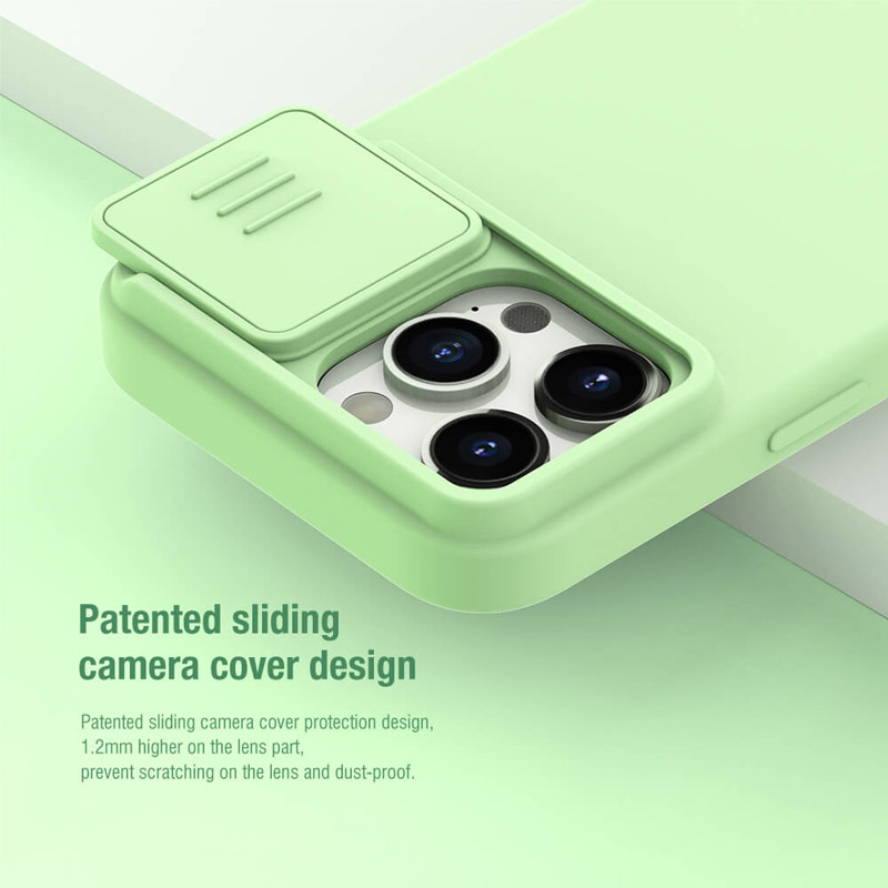 NILLKIN Maska za telefon CamShield Silky Magnetic za iPhone 15 Pro crna ...