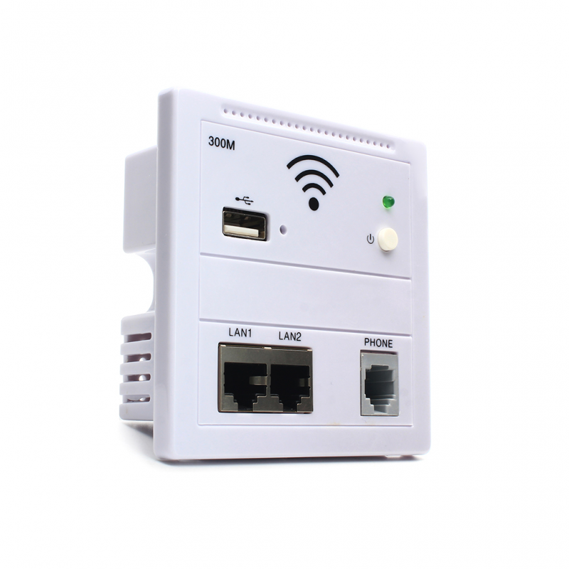 Zidna utičnica Wireless Router LAN USB POE Type | Online prodaja | Ananas