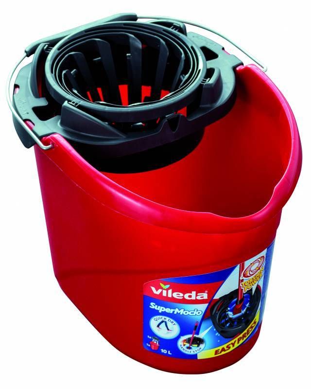 VILEDA Кофа со цедалка Mocio црвено | Најголема онлајн продавница во ...