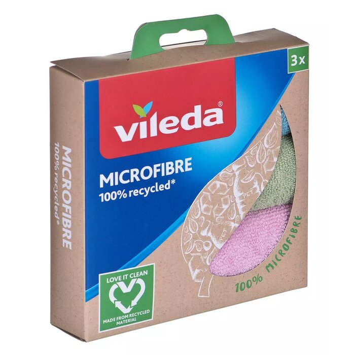 VILEDA Krpe od 100% recikliranog materijala MF 3/1 šarene | Online ...