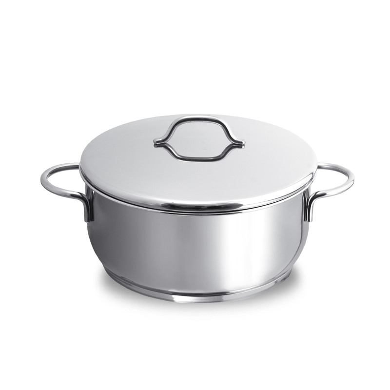 METALAC Gracia plitka inox posuda 24cm/4,5l sa poklopcem | Online ...