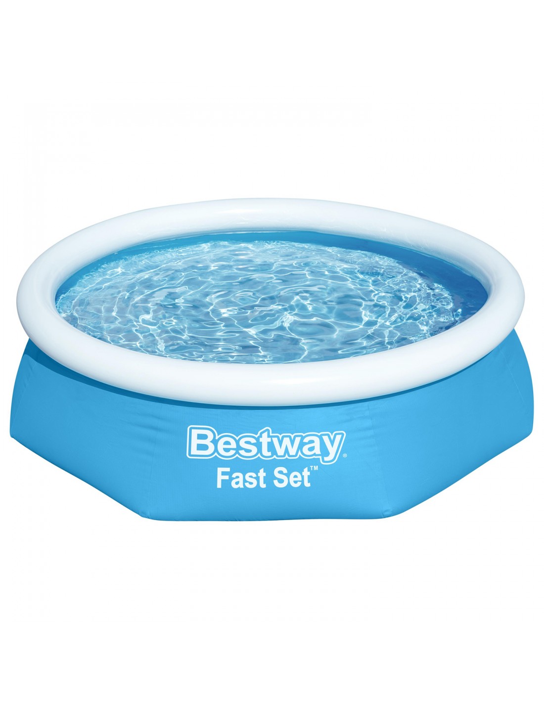BESTWAY Bazen za decu sa prstenom na naduvavanje Fast Set 244x66 cm ...