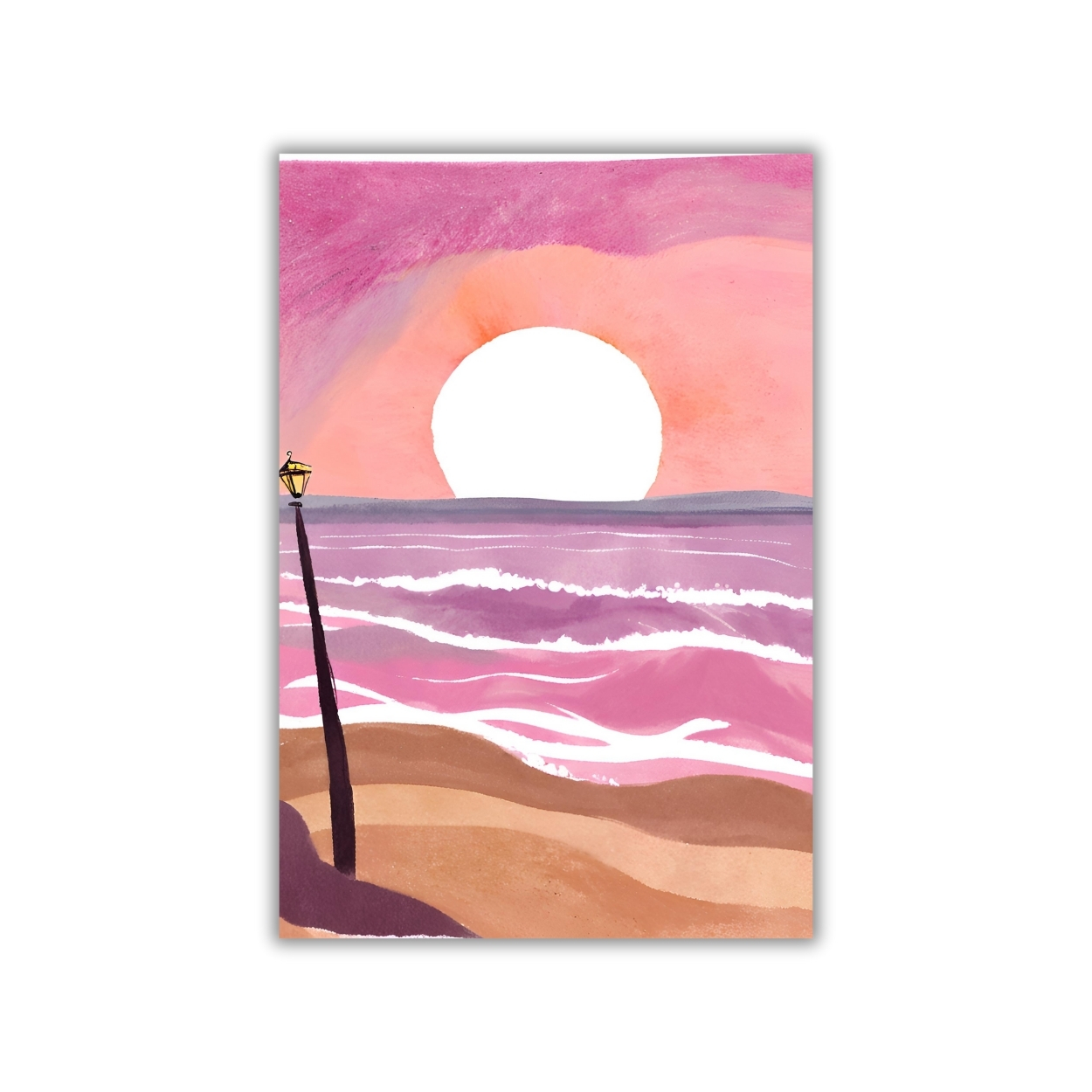 IMAGIO STUDIO Poster Malibu Sunset, 21 x 30 cm | Online prodaja | Ananas