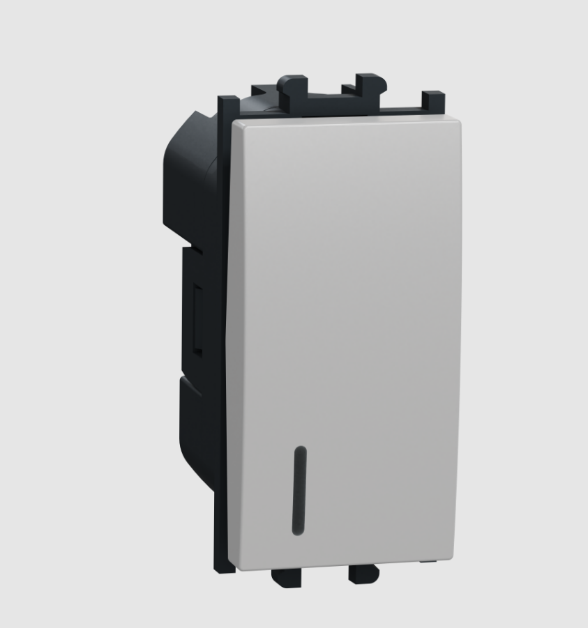 SCHNEIDER ELECTRIC Easy Styl prekidač sa indikatorom, 1 modul srebrni ...