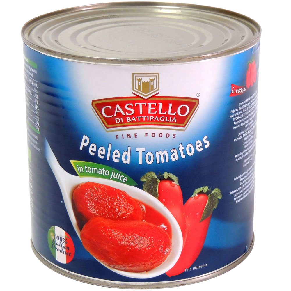 CASTELLO Paradajz pelat, 2.5kg | Online prodaja | Ananas
