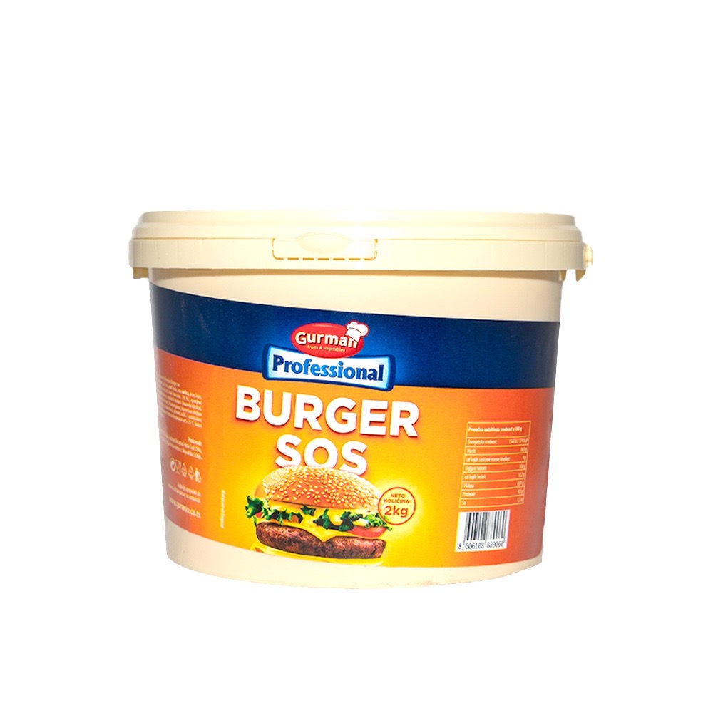 GURMAN Burger sos, 2kg | Online prodaja | Ananas