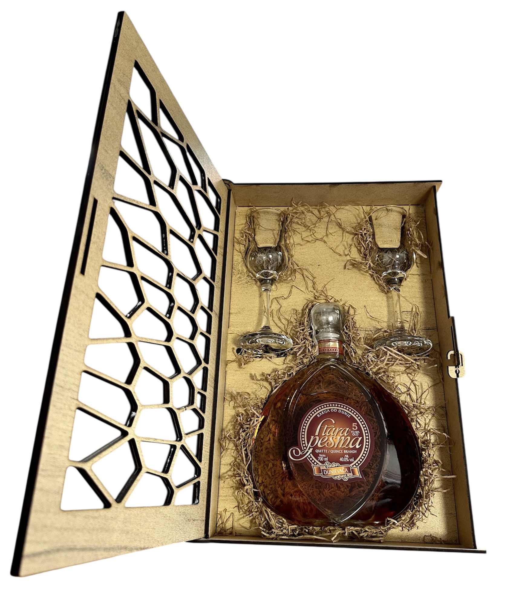 Stara Pesma Dunja 5 godina Gift Box 2 čaše - model saće | Online ...