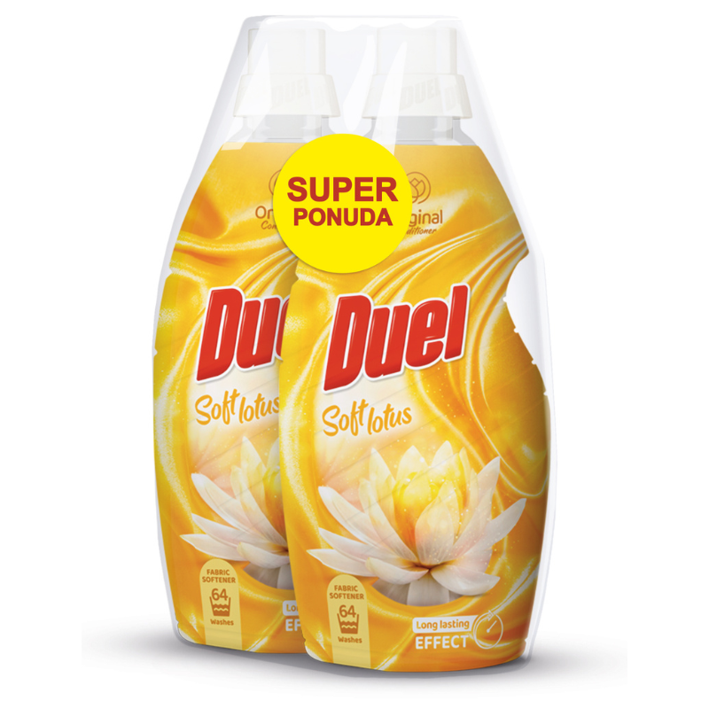 DUEL Soft Lotus omekšivač za veš 2×1.6L (128 pranja) | Online prodaja | Ananas BiH