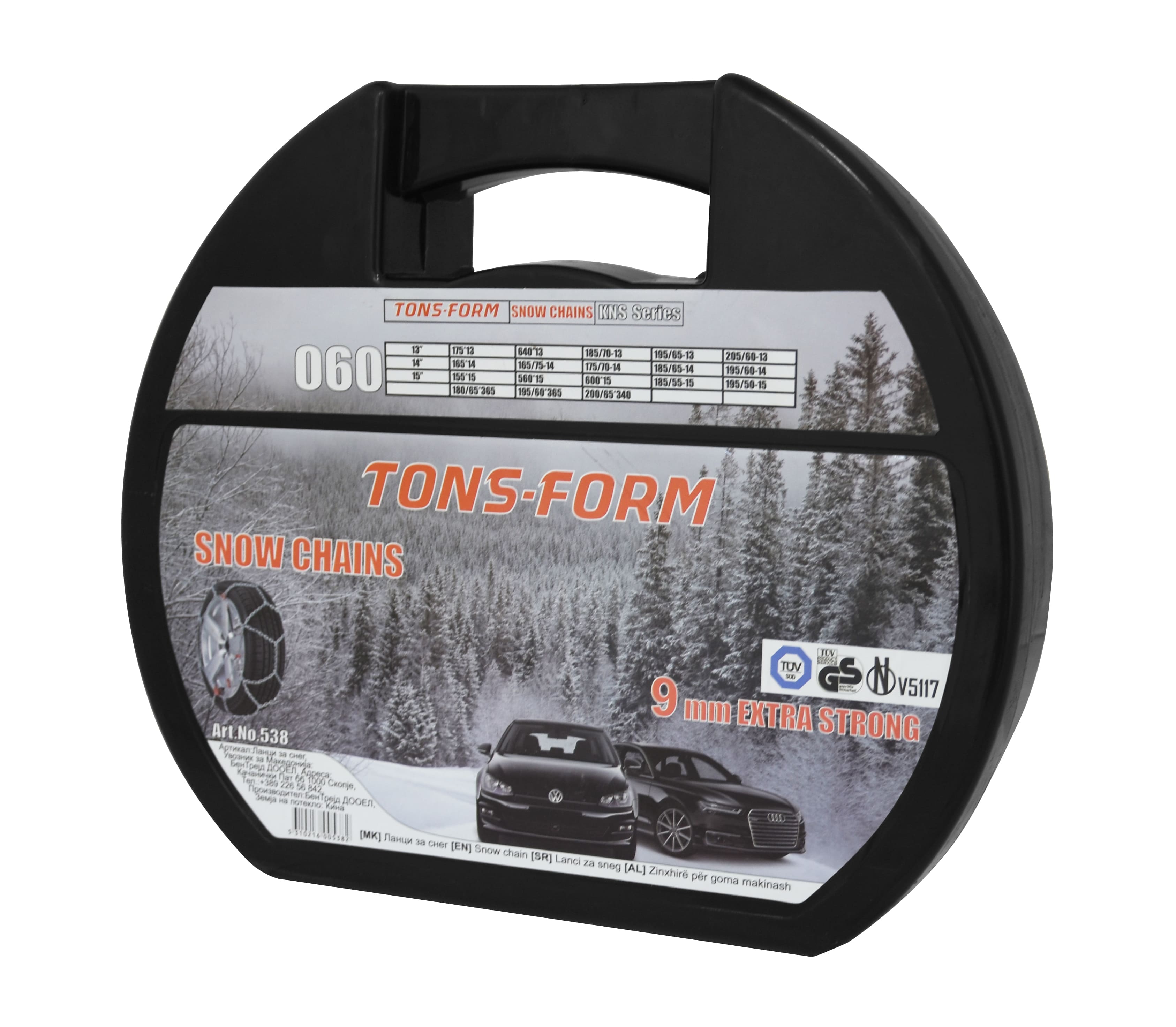 TONS-FORM ланците за снег Тип 120-15"-16”-17”-18” | Најголема онлајн ...