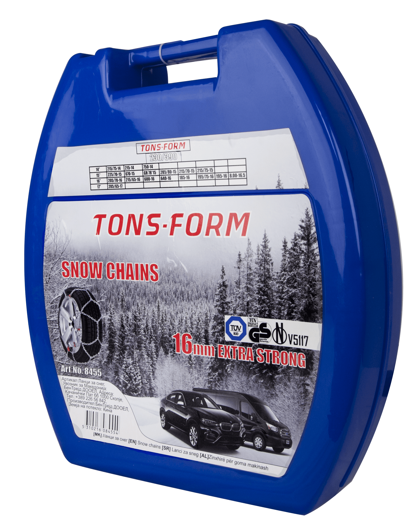 Ланци за снег TONS-FORM – Модел 270/190-100 (Heavy Duty) За SUV, 4x4 ...
