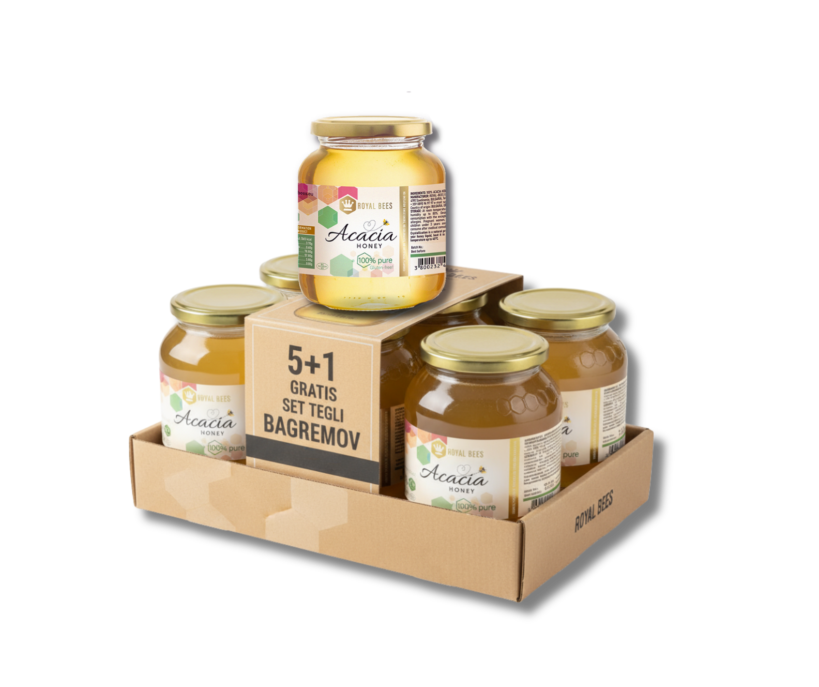 Bagremov med Box 6x900g | Online prodaja | Ananas