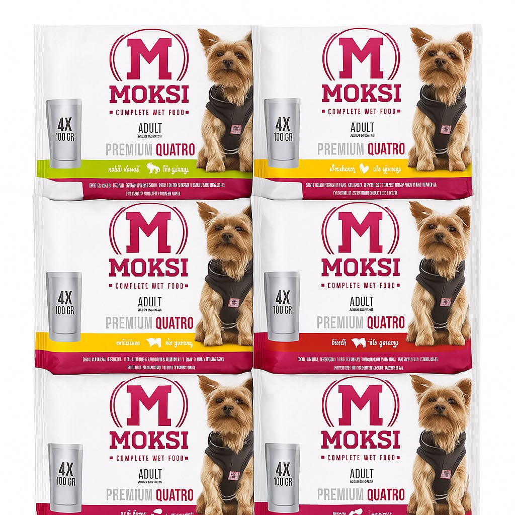 Moksi Premium Quatro 6x400g – govedina, jagnjetina, piletina | Online ...