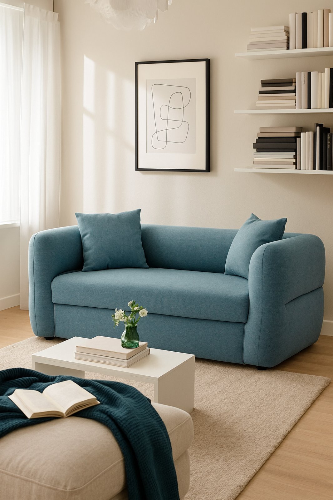 SIMPO Dvosed fiksni Zoja, Plavi | Online prodaja | Ananas