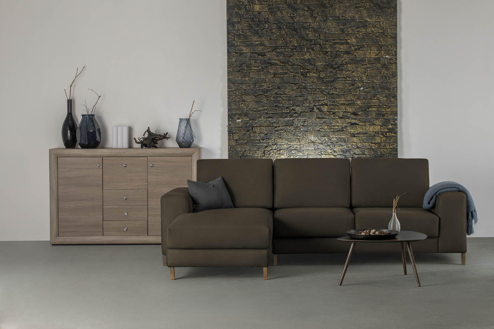 SIMPO Ugaona garnitura Mexico, Levi ugao, 261x169x87 cm, Braon | Online ...