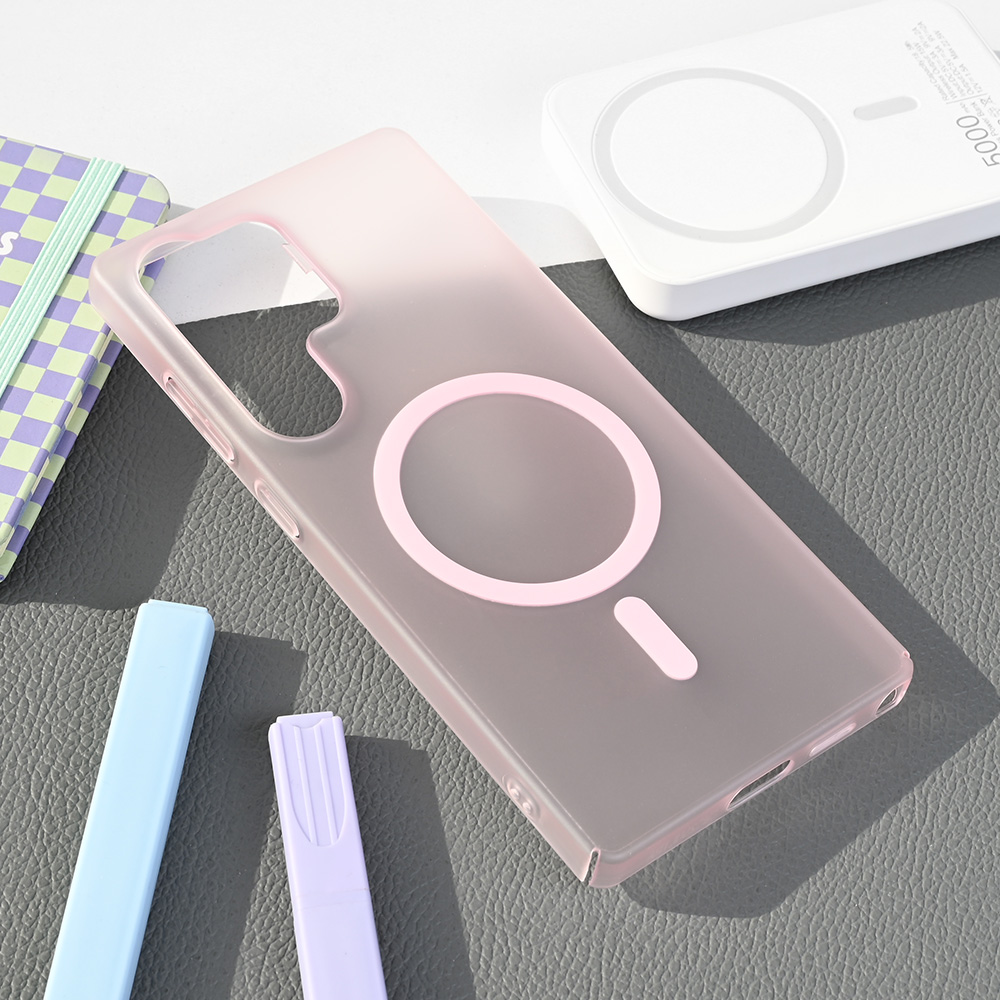 Maskica za Samsung Galaxy S25 Ultra roze Magsafe Matte PC | Online ...