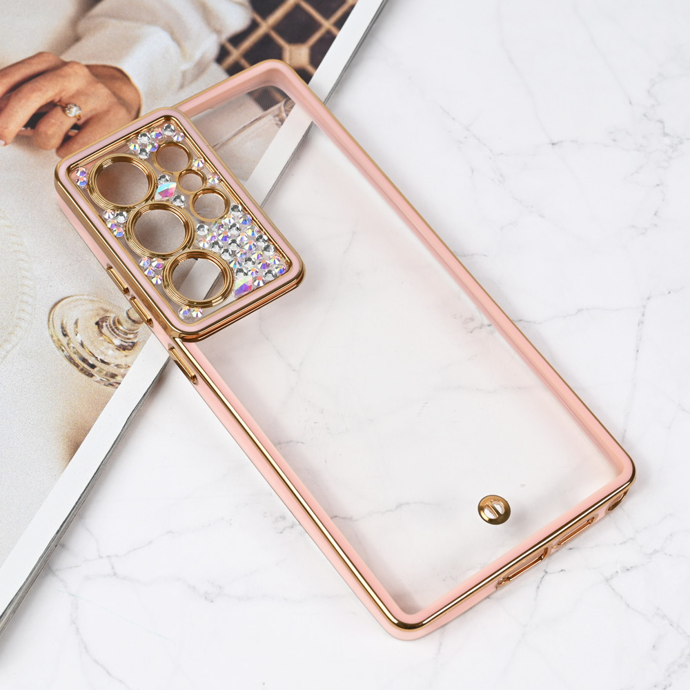 Maskica za Samsung Galaxy S25 Ultra roze Cirkon Camera | Online prodaja ...