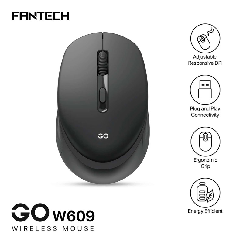 Mis Wireless Gaming Fantech W609 GO crni | Online prodaja | Ananas